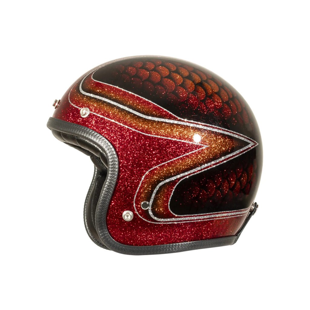 70's Helmets Red Fish Scales 2013 "Super Flake" - Rider District